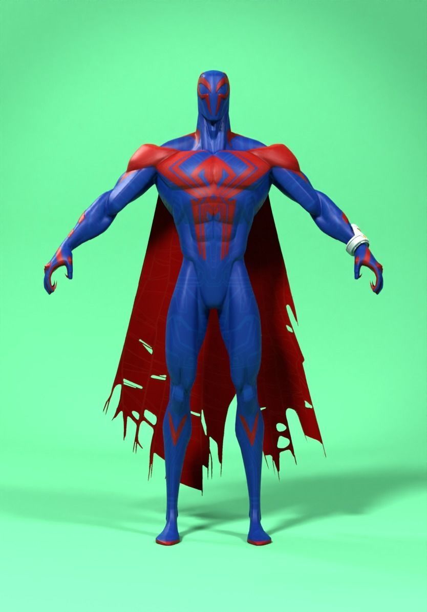 3D model Spider-man 2099 VR / AR / low-poly | CGTrader