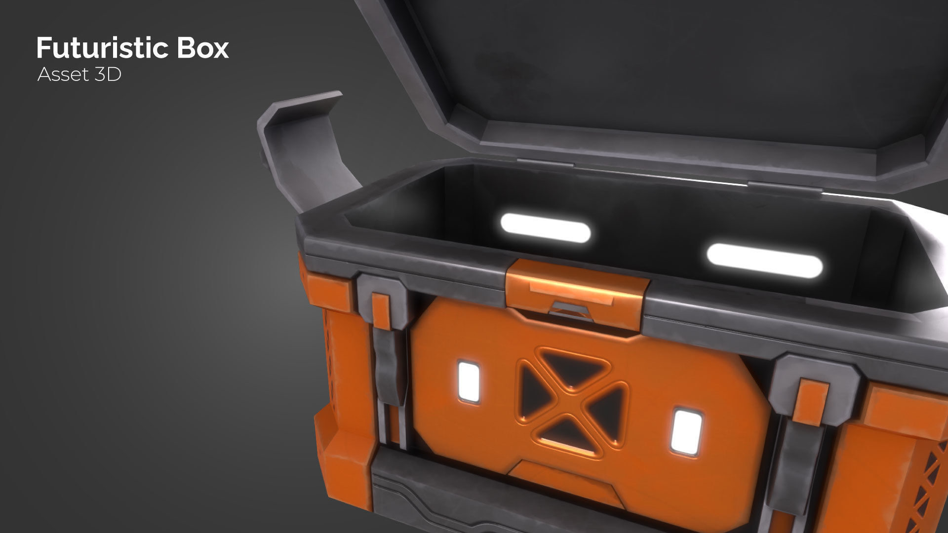 Futuristic Box free VR / AR / low-poly 3D model | CGTrader