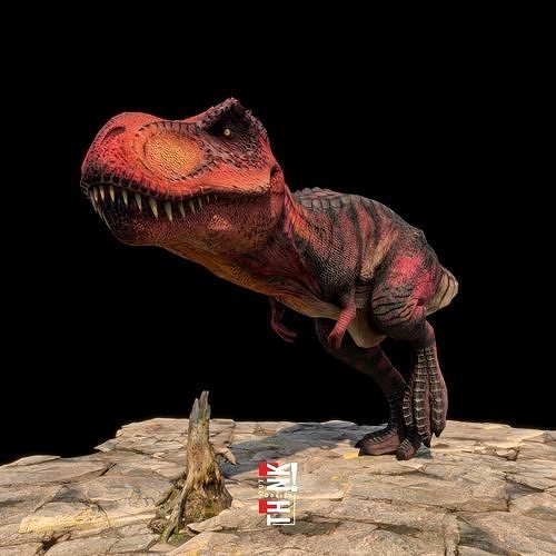 3D model T Rex - Tyrannosaurus VR / AR / low-poly | CGTrader