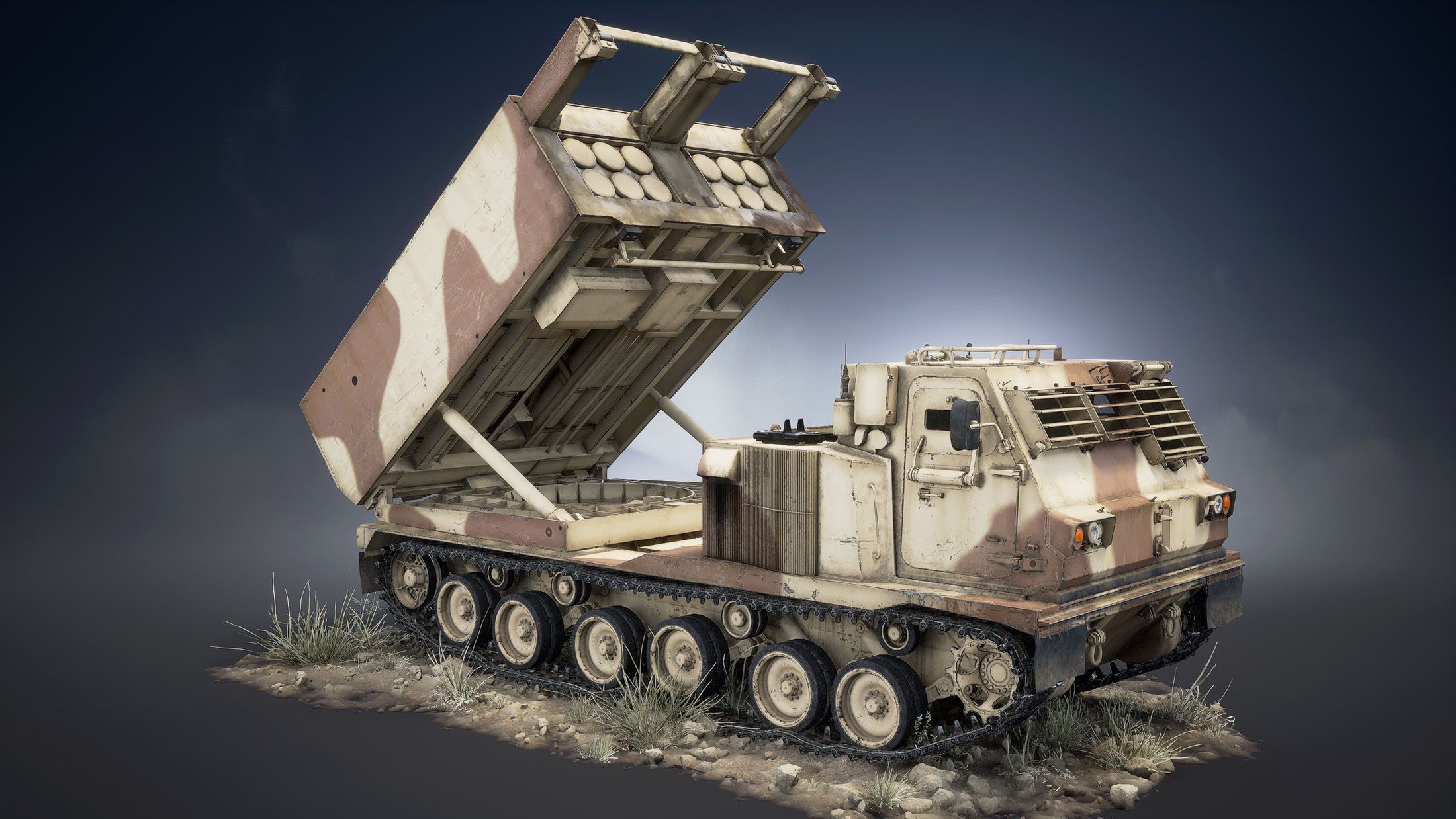 3D model M270 MLRS Game Ready VR / AR / low-poly | CGTrader