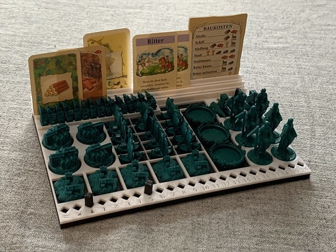 Catan Player Organizer 3D model 3D printable | CGTrader