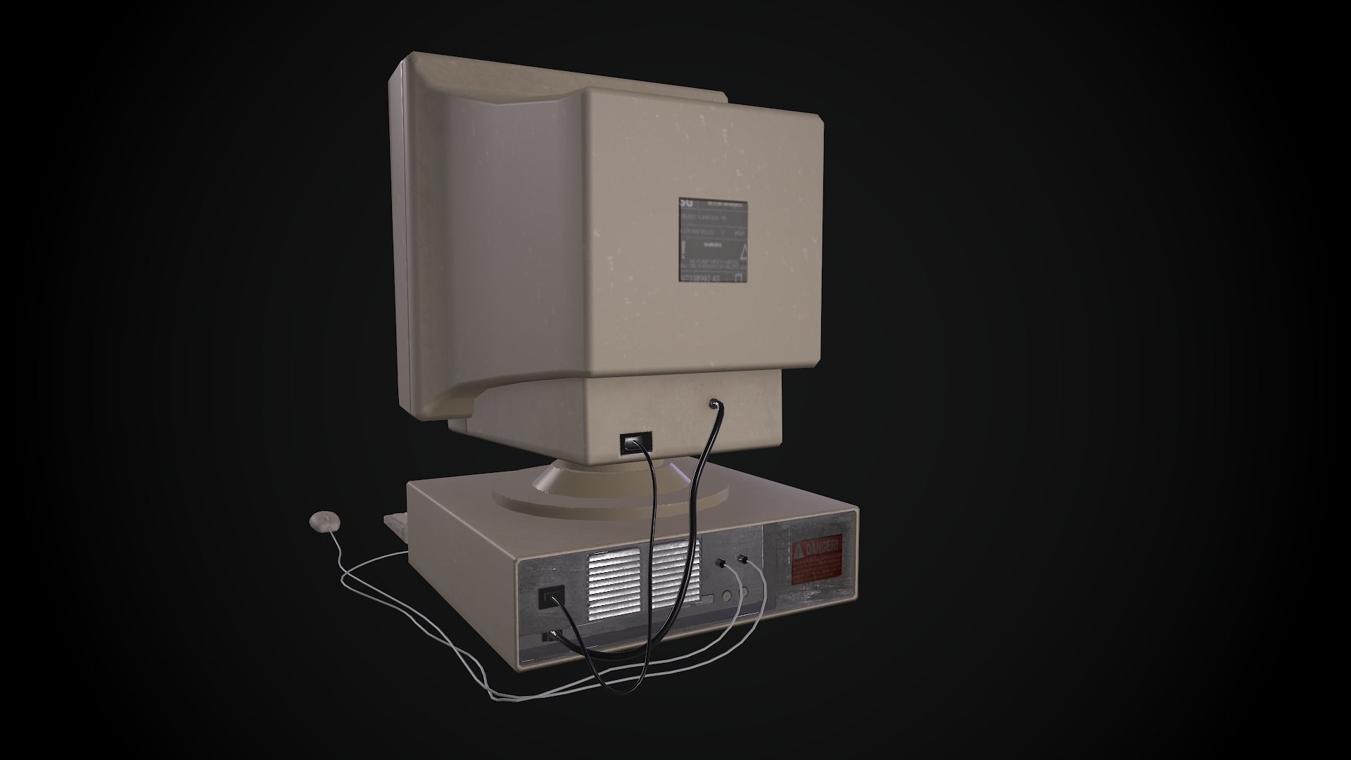 90s Pc Desktop style 02 Low-poly 3D model 3D model | CGTrader