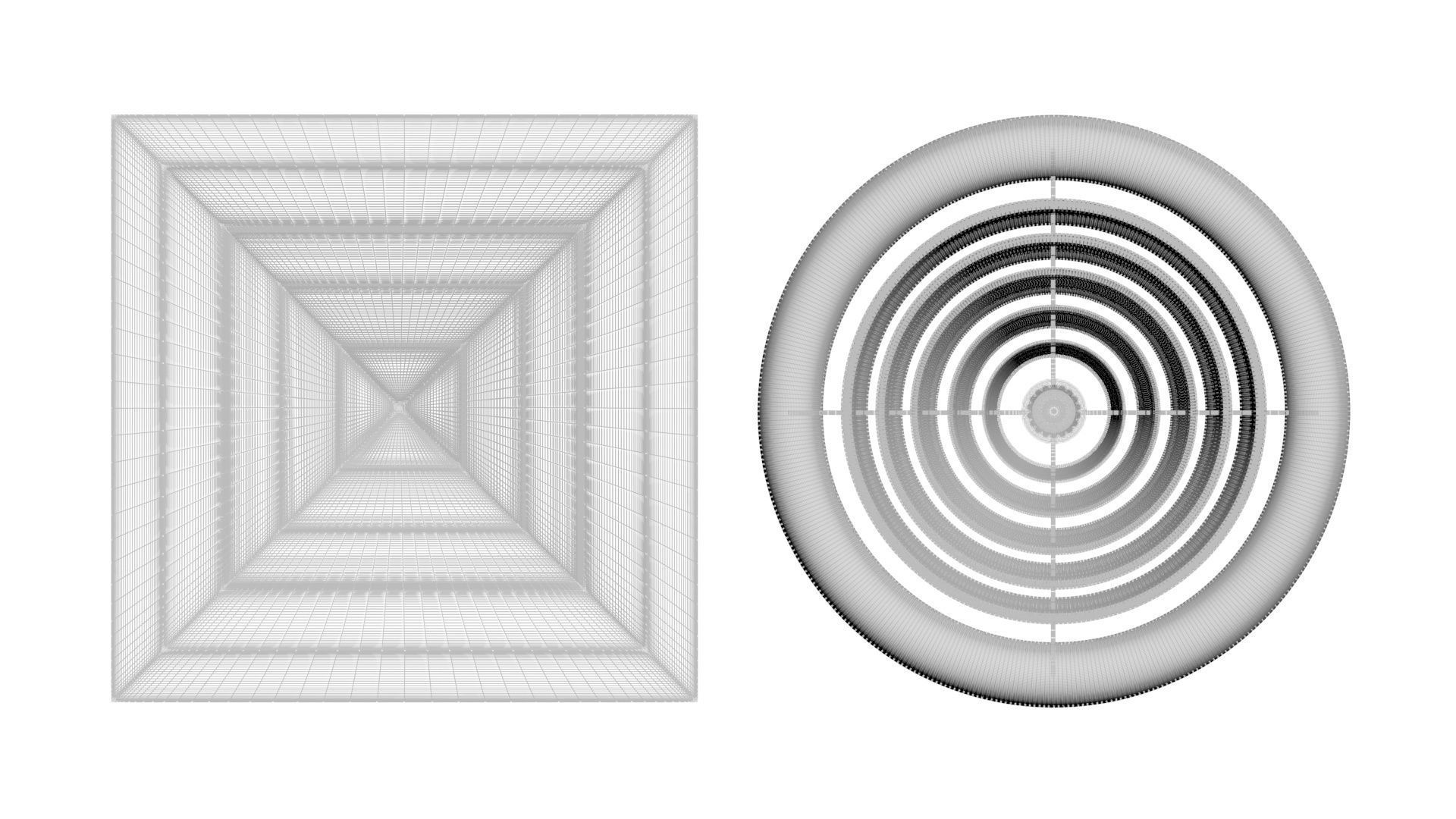 Square and Circle Ventilation Systems 3D model | CGTrader