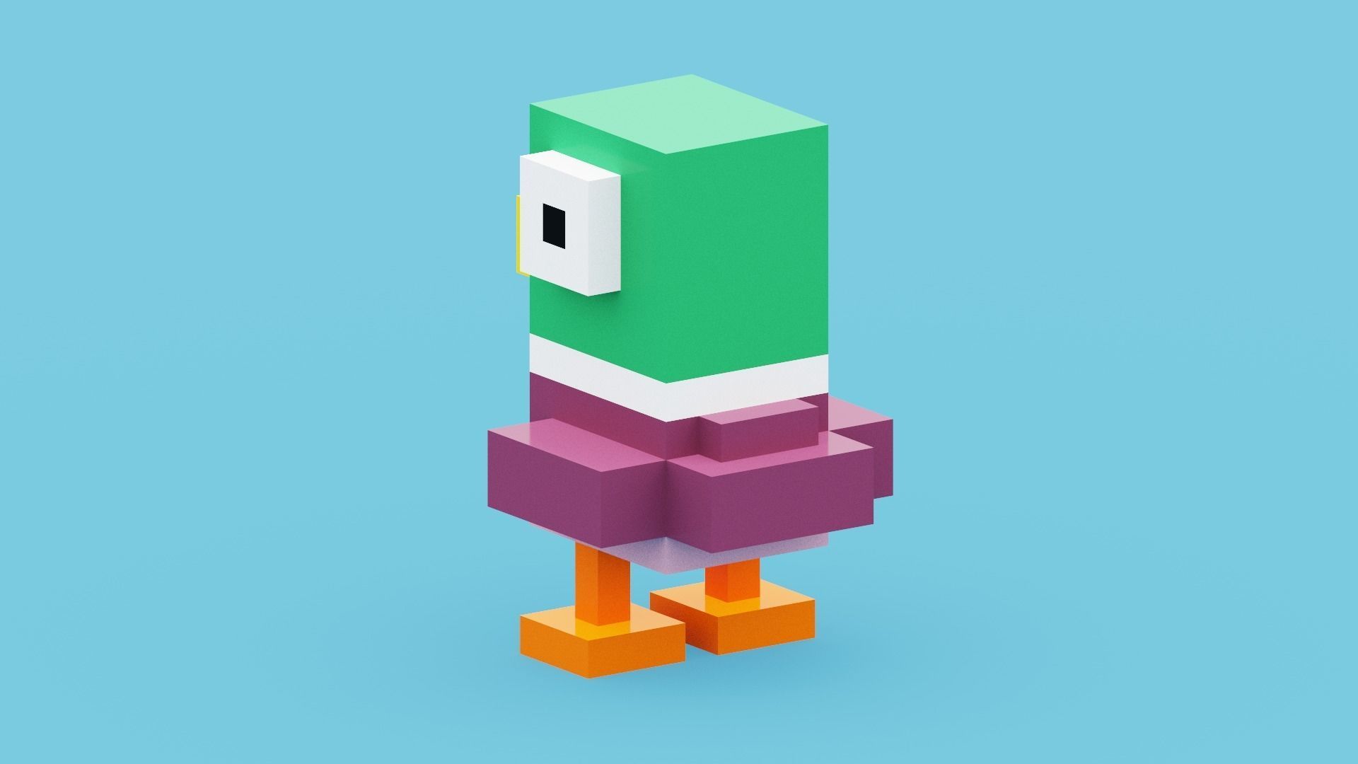 3D model Minecraft Duck VR / AR / low-poly | CGTrader