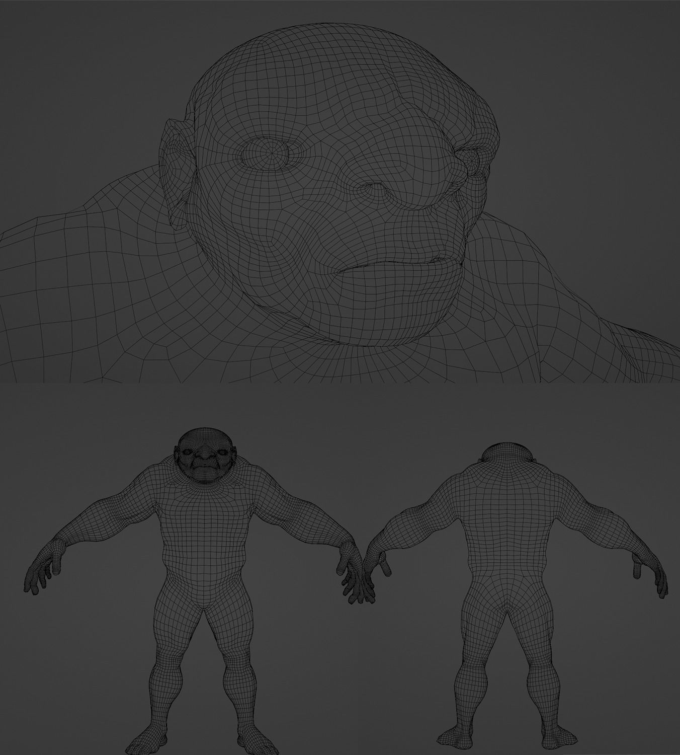 Troll character free 3D model rigged | CGTrader
