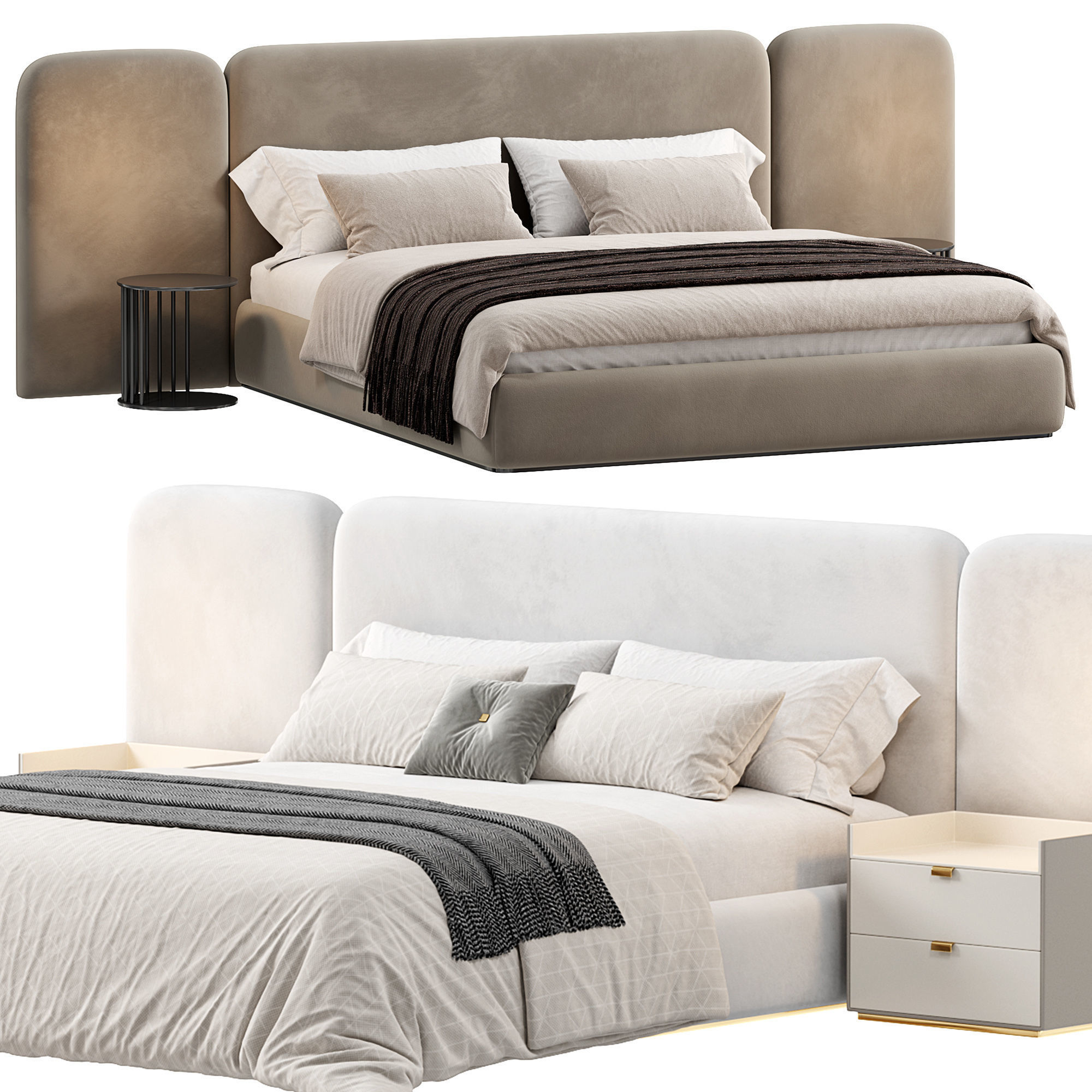 Wanda Bed by Thehighwall 3D model | CGTrader