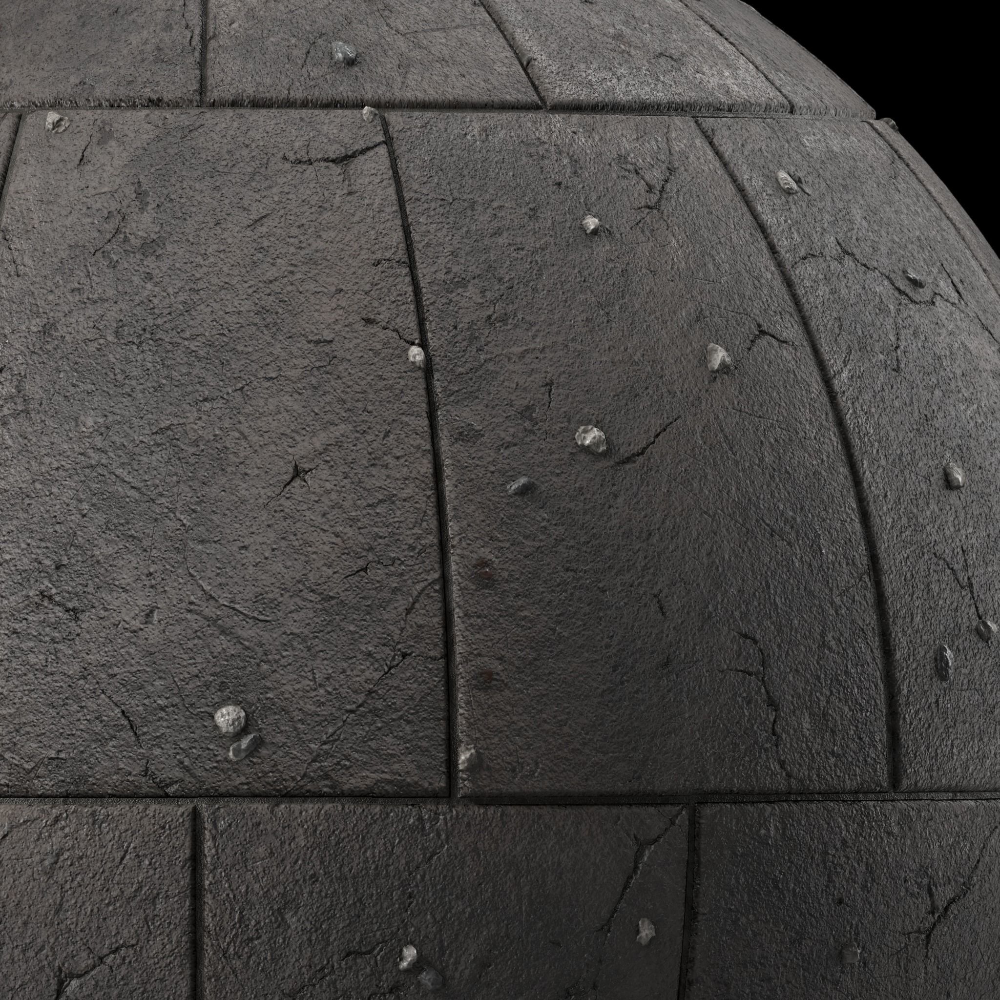 Texture Tile Materials 34- Concrete Tiling By Gravel Sbsar Pbr Seamless ...