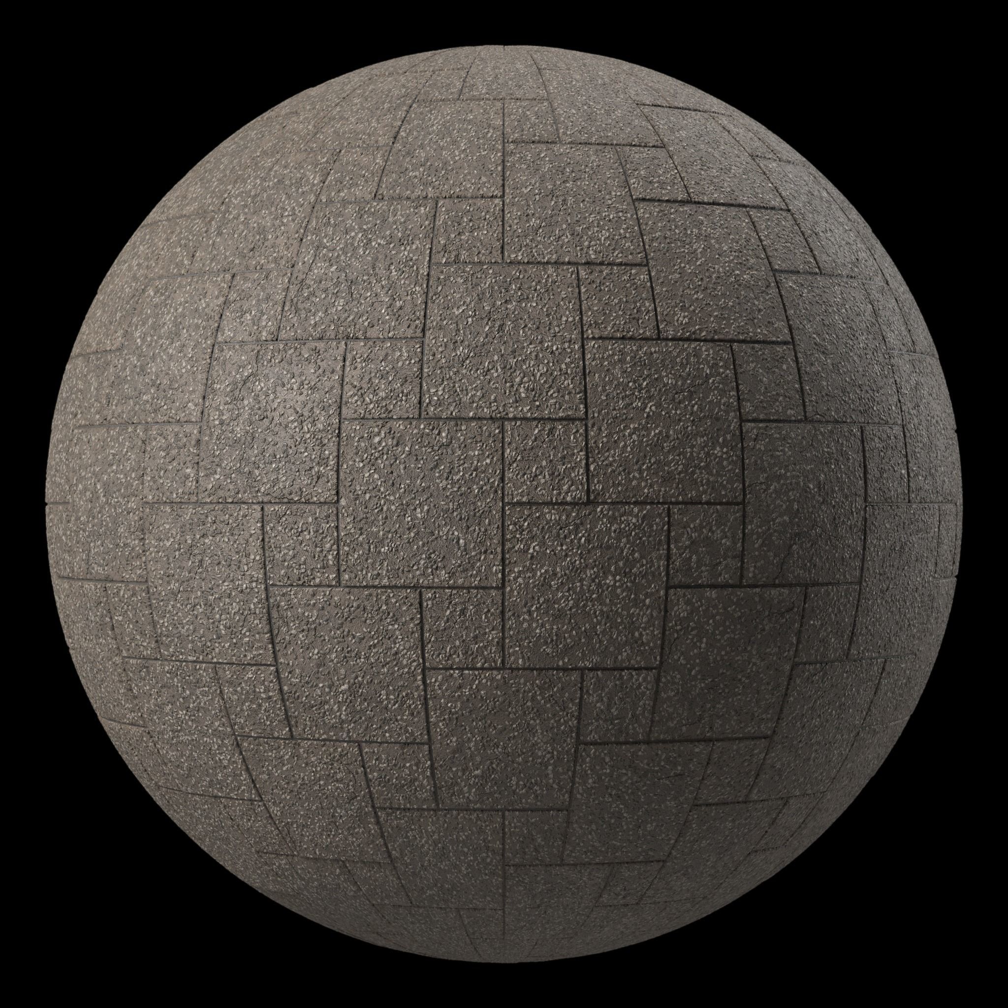 Texture Tile Materials 35- Concrete Tiling By Gravel Sbsar Pbr Seamless ...