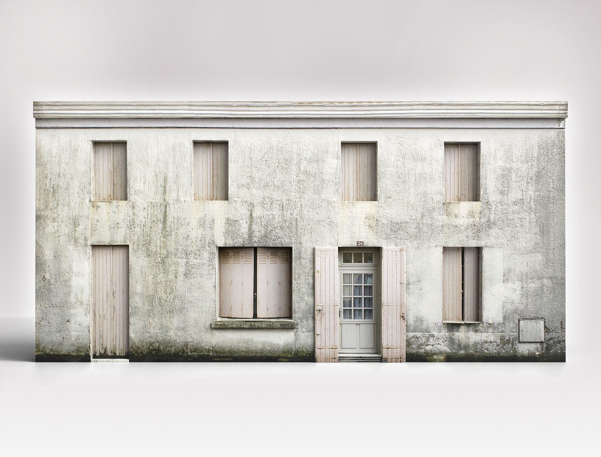 Old House - Building Realistic Asset free VR / AR / low-poly 3D model ...