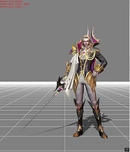 3D model Lancelot Dark Earl VR / AR / low-poly | CGTrader