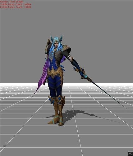 3D model Lancelot Pisces skin VR / AR / low-poly | CGTrader