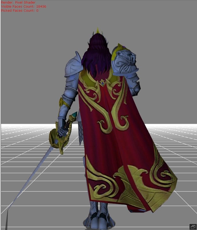 3D model Lancelot Floral Knight VR / AR / low-poly | CGTrader