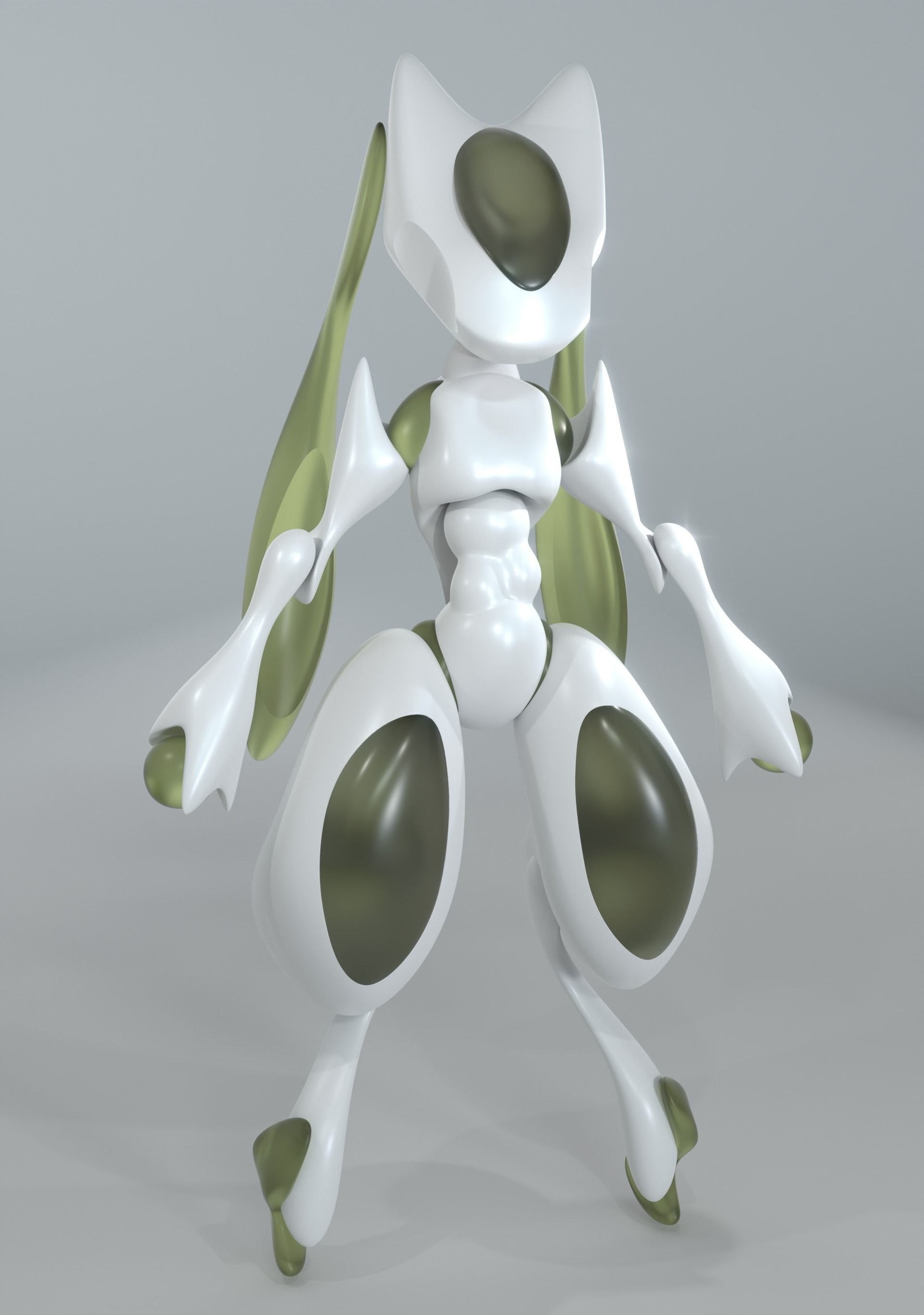 3D model Cute Fantasy Doll Character Cyber Aesthetic Y2K grunge ...