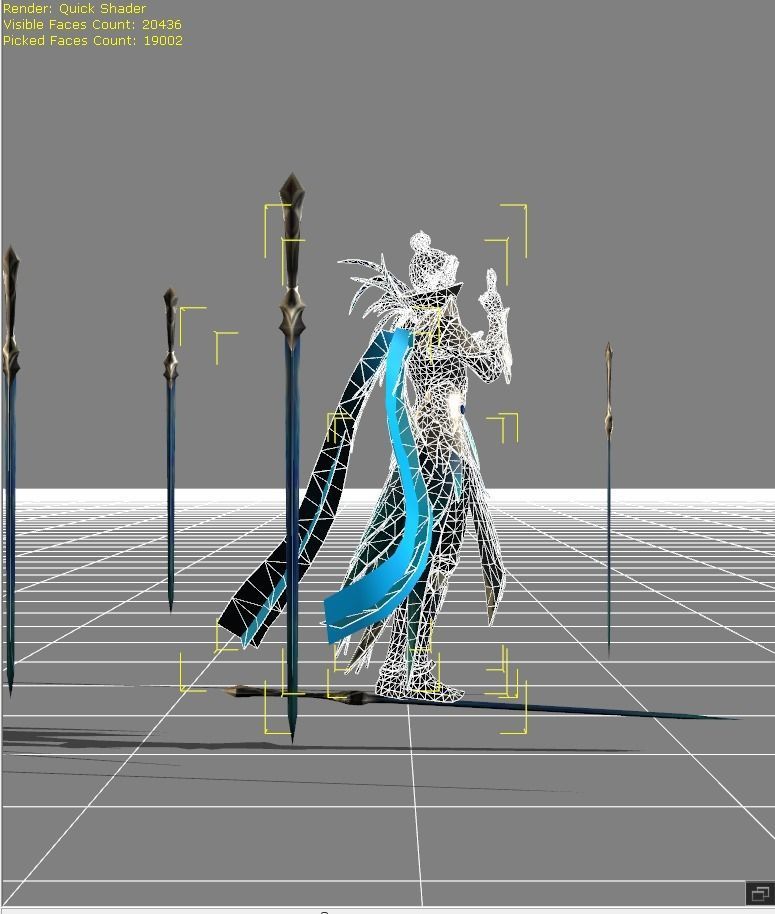 3D model Ling Serene Plume VR / AR / low-poly | CGTrader