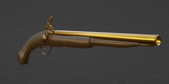 Simple Flintlock 3D model | CGTrader