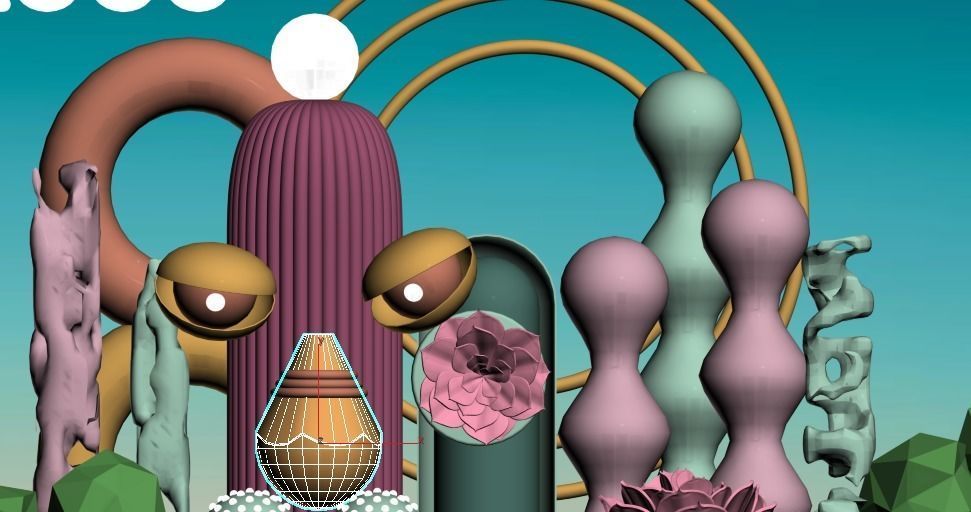 Art Exhibition Window display 3D model | CGTrader