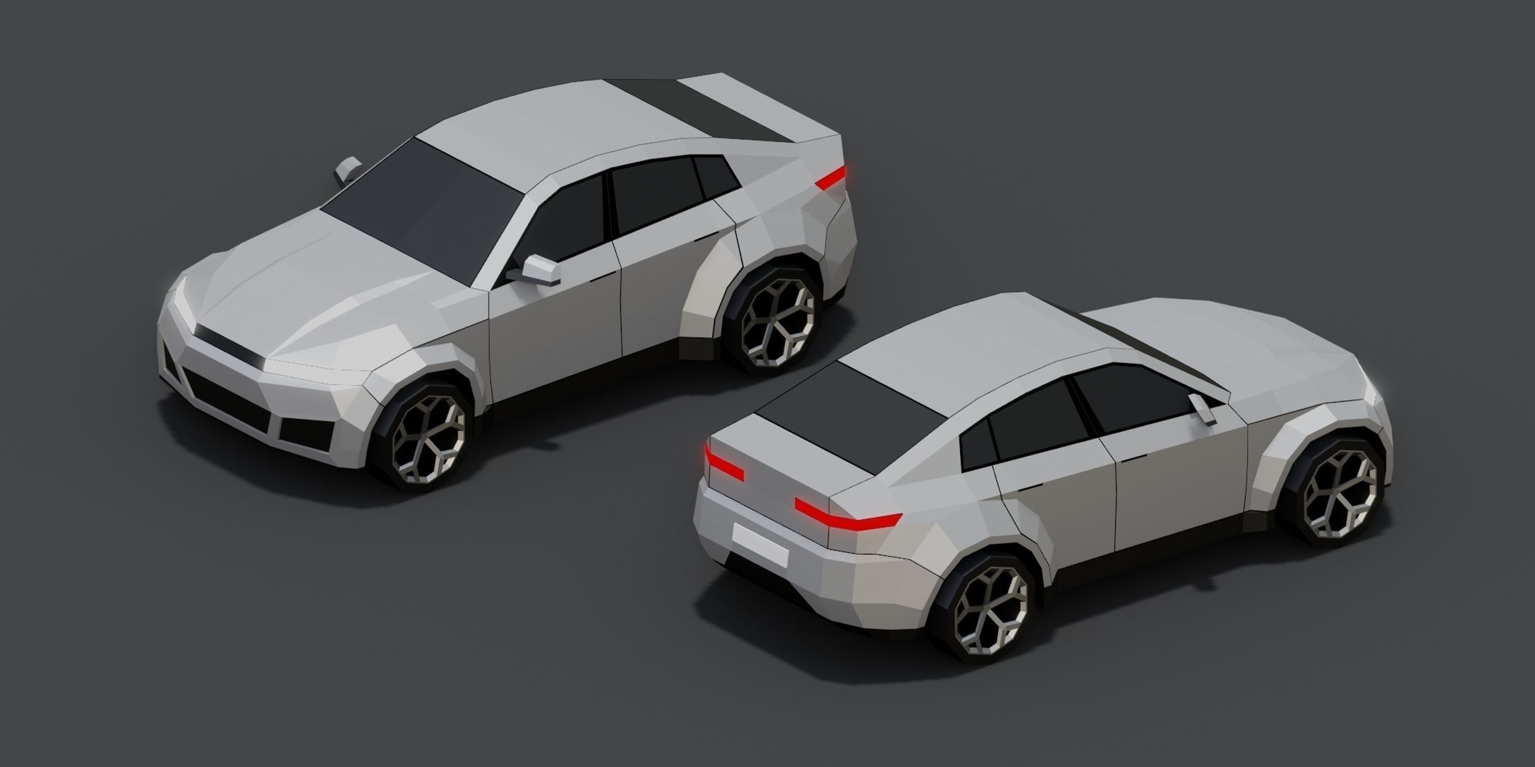 3D model Stylized Lowpoly Cars VR / AR / low-poly | CGTrader