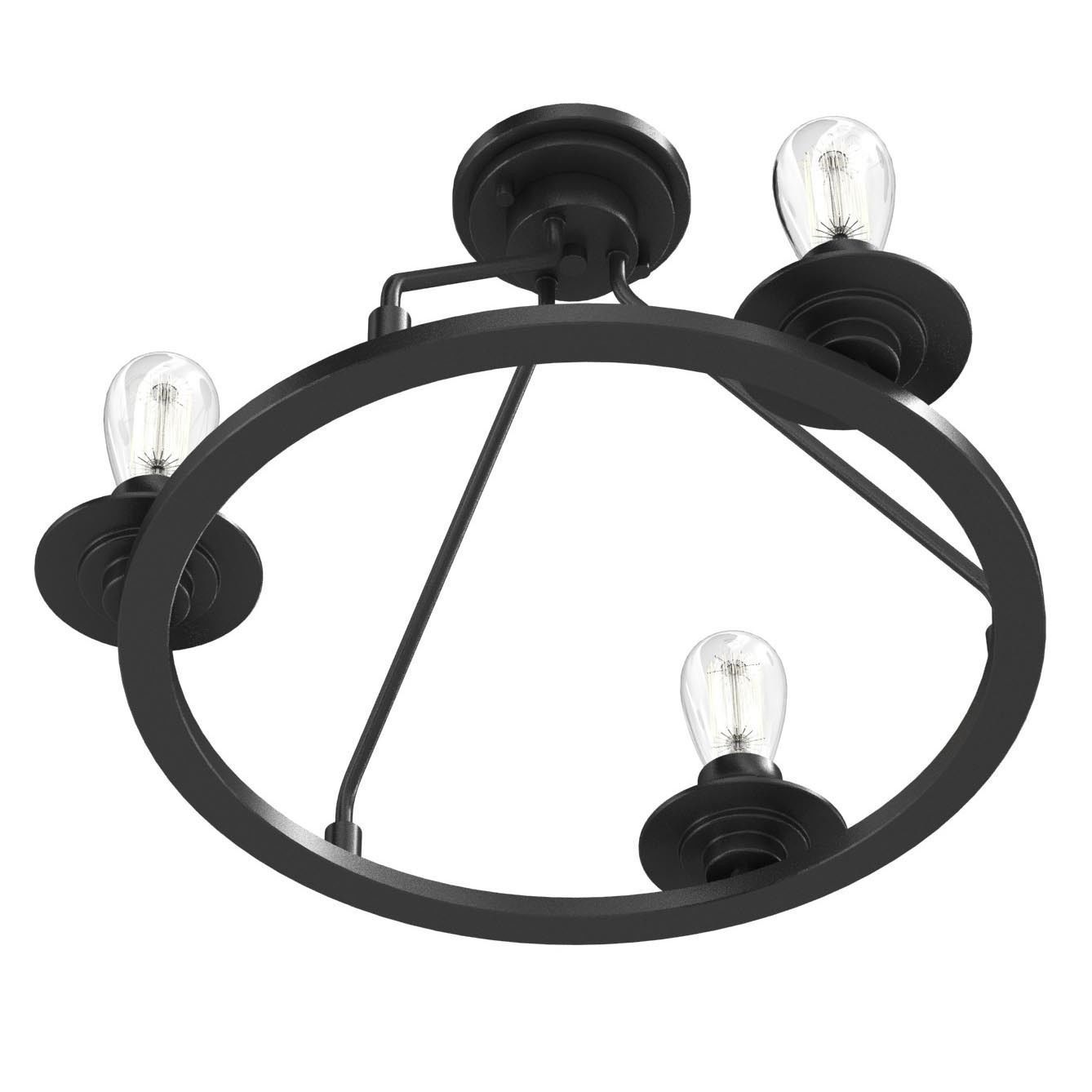 Progress lighting Debut Collection Three Light Semi-Flush 3D model ...