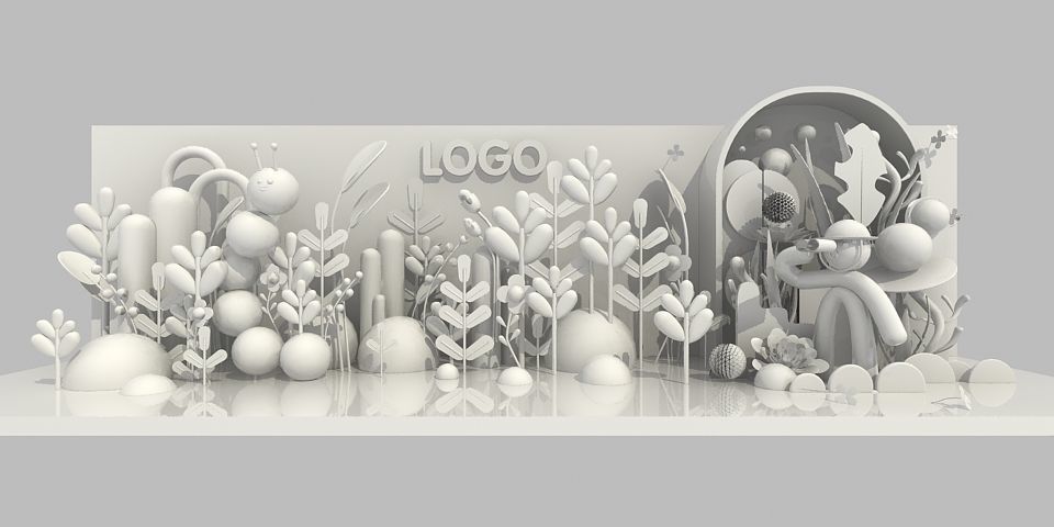 Art Exhibition Window display 3D model | CGTrader