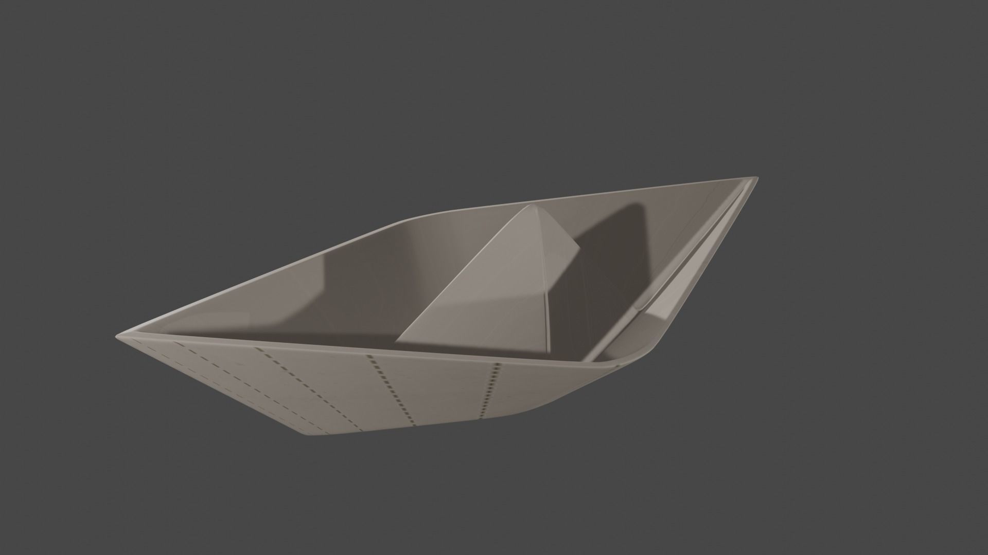 3d paper boat 3D model | CGTrader