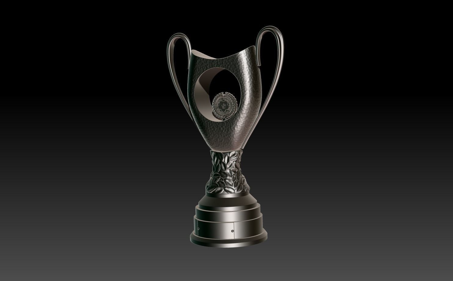 Greek Soccer Trophy - Exquisite 3d replica 3D model 3D printable | CGTrader