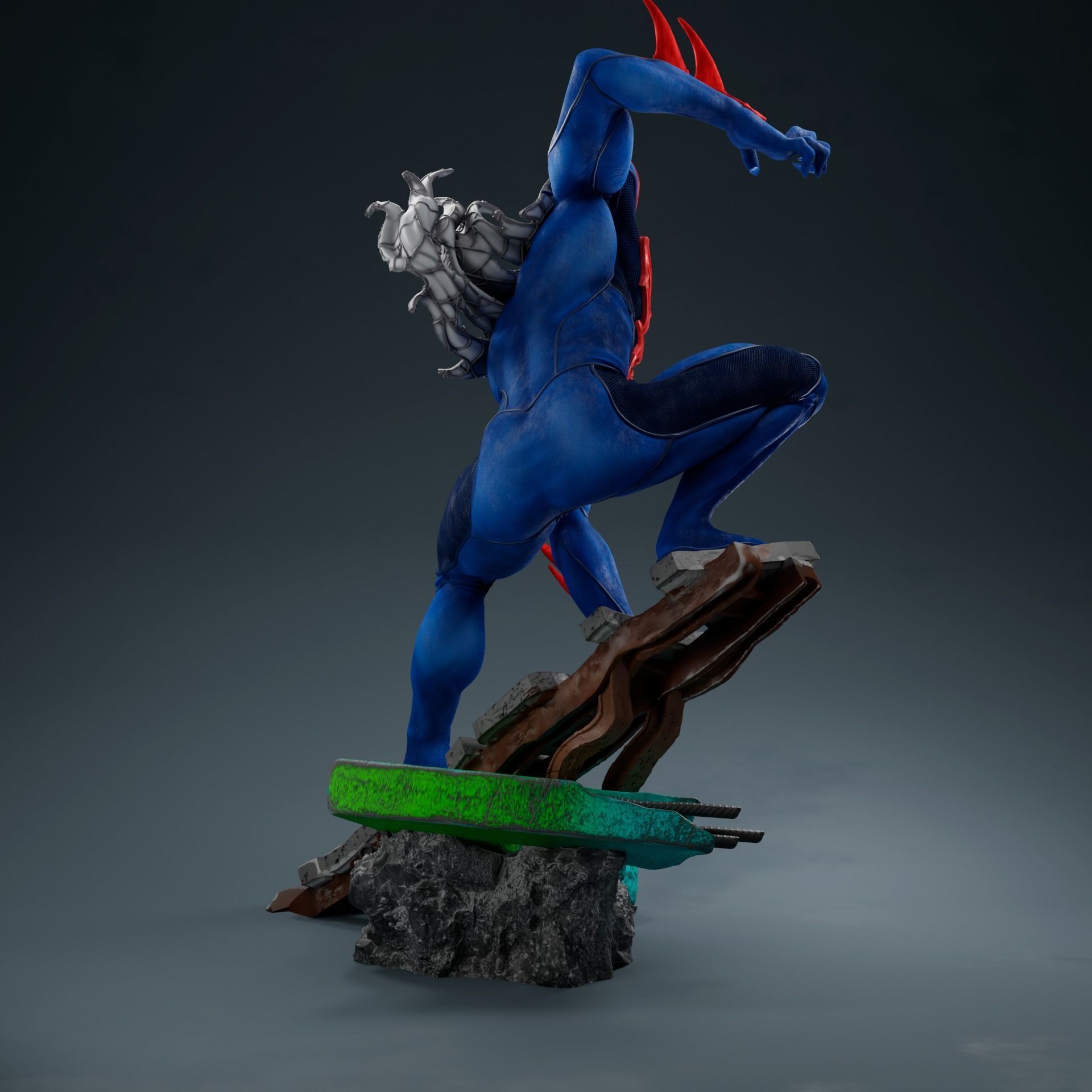 Spider man 2099 3D model 3D printable | CGTrader