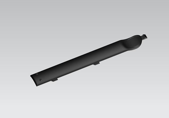 TV remote controller battery door 3D model 3D printable | CGTrader