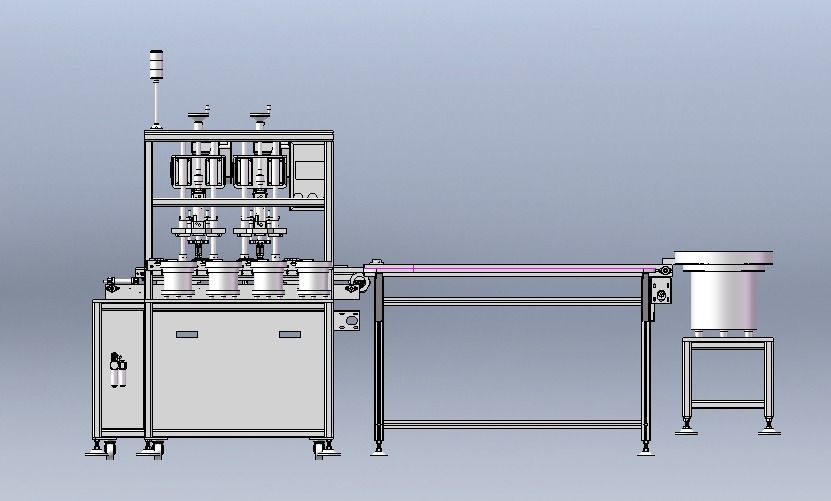 Multiple Spindle Screw Machine 3D model | CGTrader