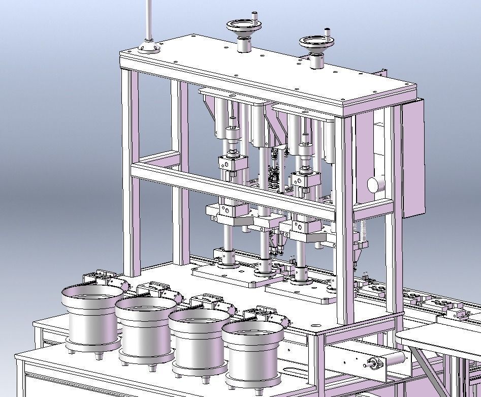 Multiple Spindle Screw Machine 3D model | CGTrader