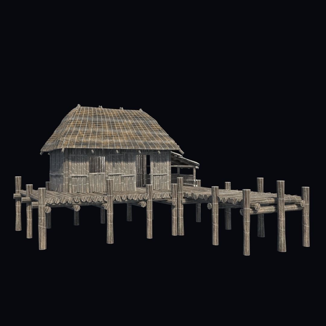 3D model BUILDING AZTEC MAYAN INCA STONE HOUSE TEMPLE COLLECTION VR ...