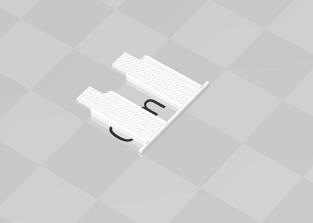 N Scale Auto Ramp Loader v2 3D model 3D printable | CGTrader