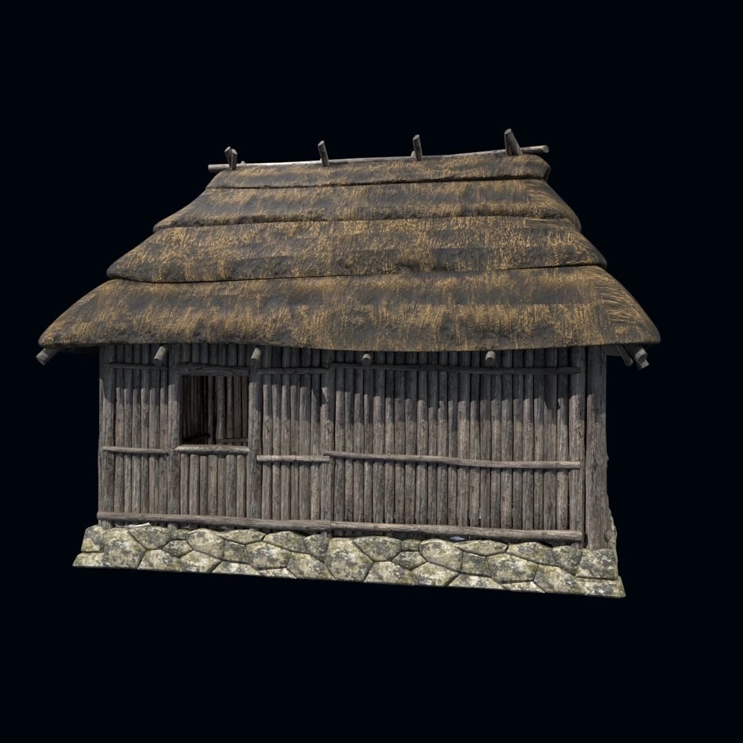 3D model OLD ANCIENT HOUSE AZTEC MAYAN INCA STONE TEMPLE COLLECTION VR ...