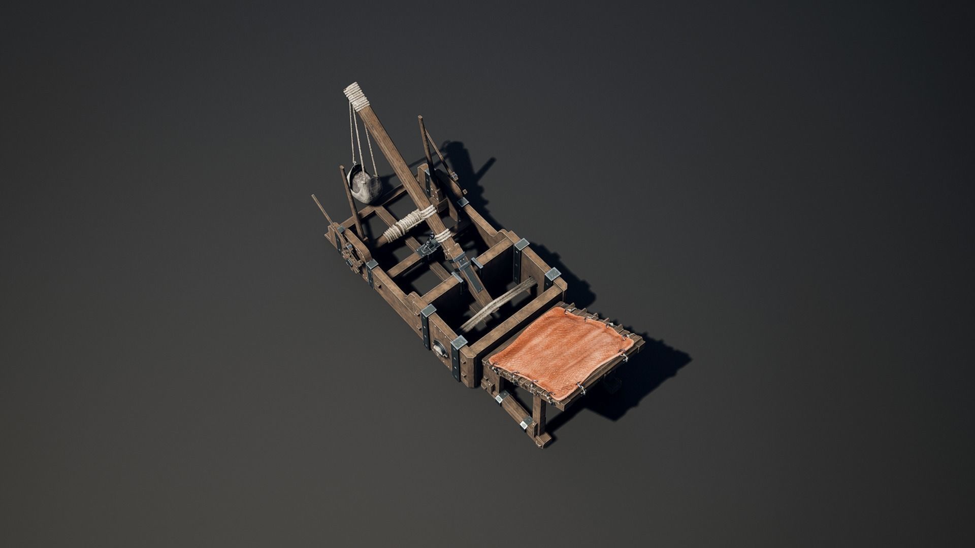 3D model Medieval Siege Weapon - Onager VR / AR / low-poly | CGTrader
