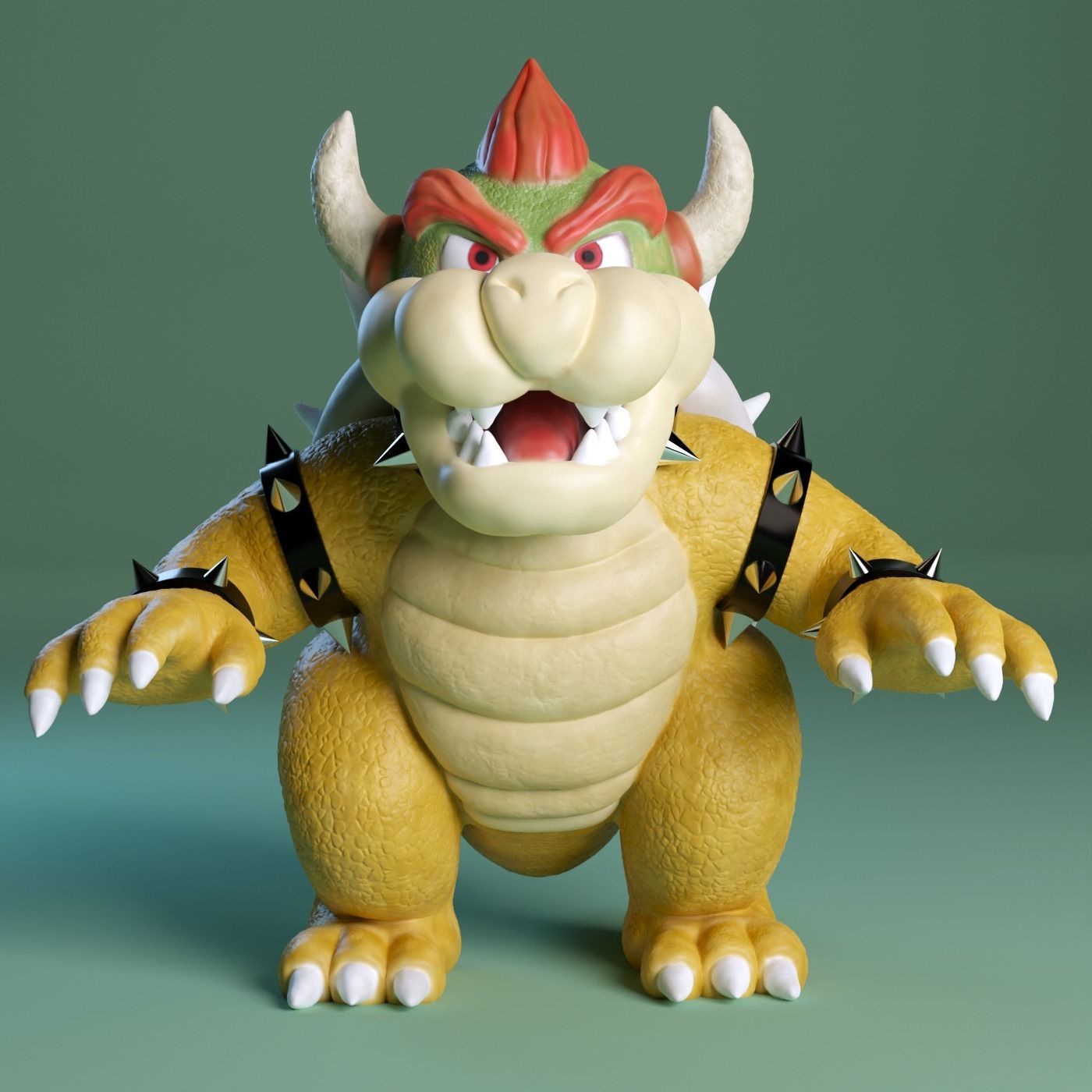Bowser 3D model 3D printable | CGTrader