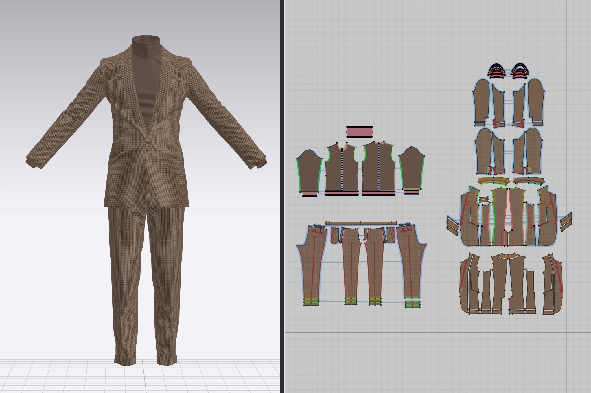 Male outfit Marvelous Designer project and OBJ 3D model | CGTrader