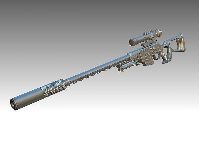 3D model Sniper Rifle VR / AR / low-poly | CGTrader