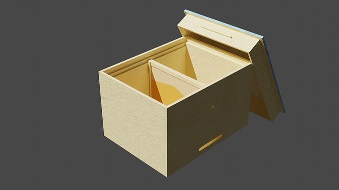 3D model Bee Hive and honeycombs 3D VR / AR / low-poly | CGTrader