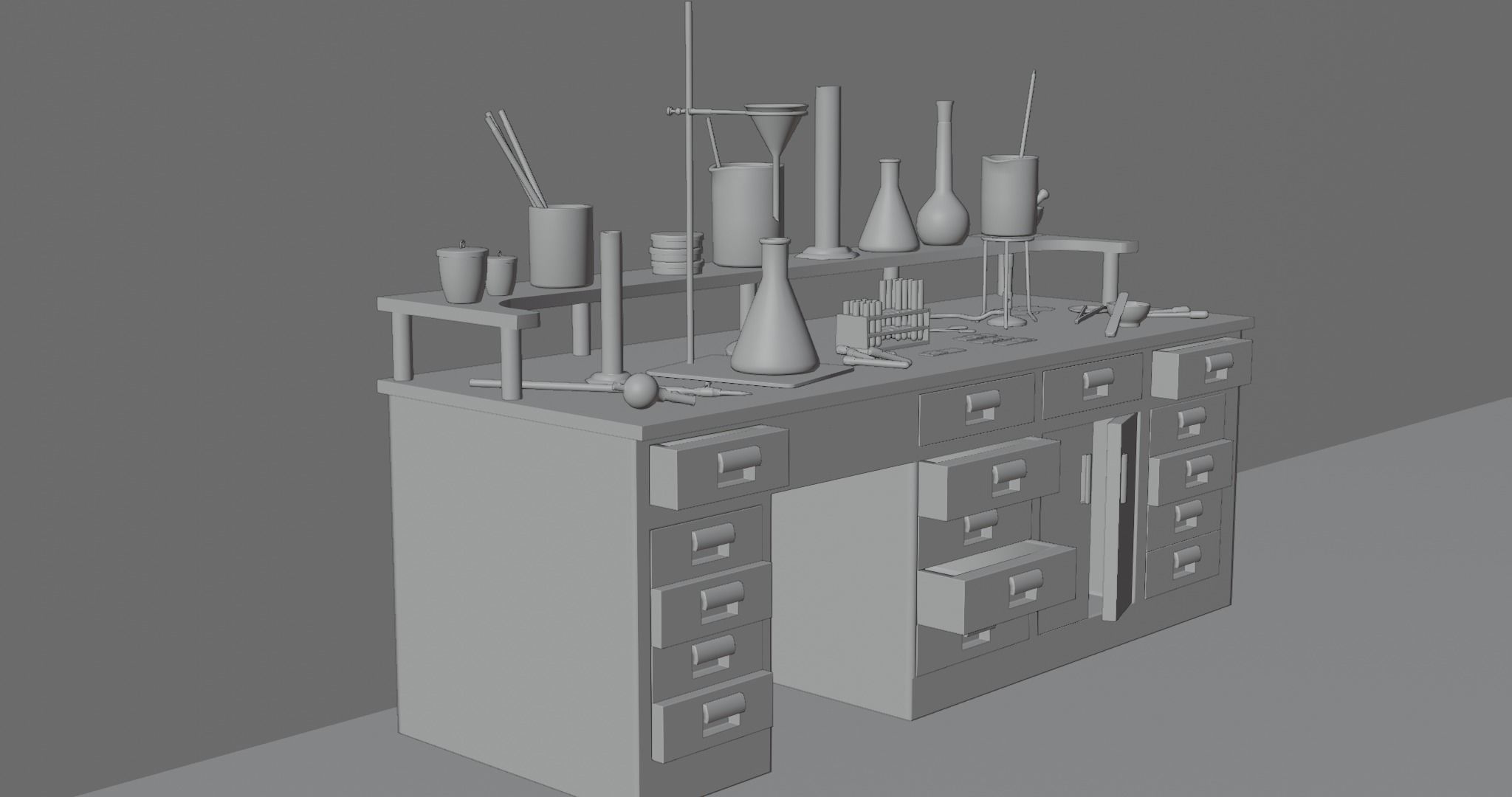 Laboratory Equipment Material de laboratorio 3D model | CGTrader