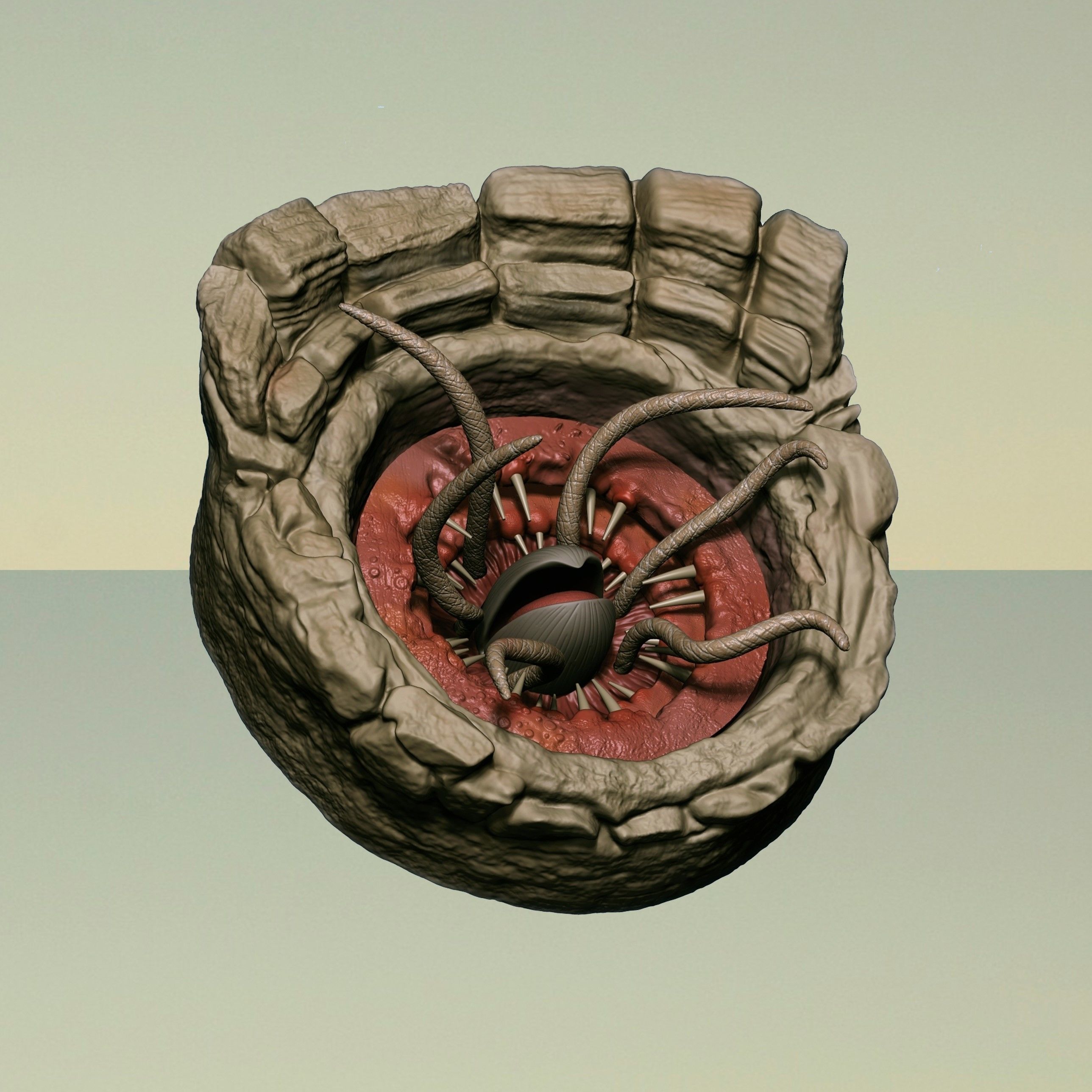 Sarlacc 3D model 3D printable | CGTrader