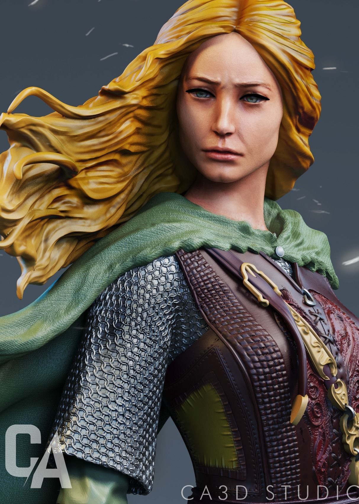 Eowyn - LOTR - 3D Print 3D model 3D printable | CGTrader