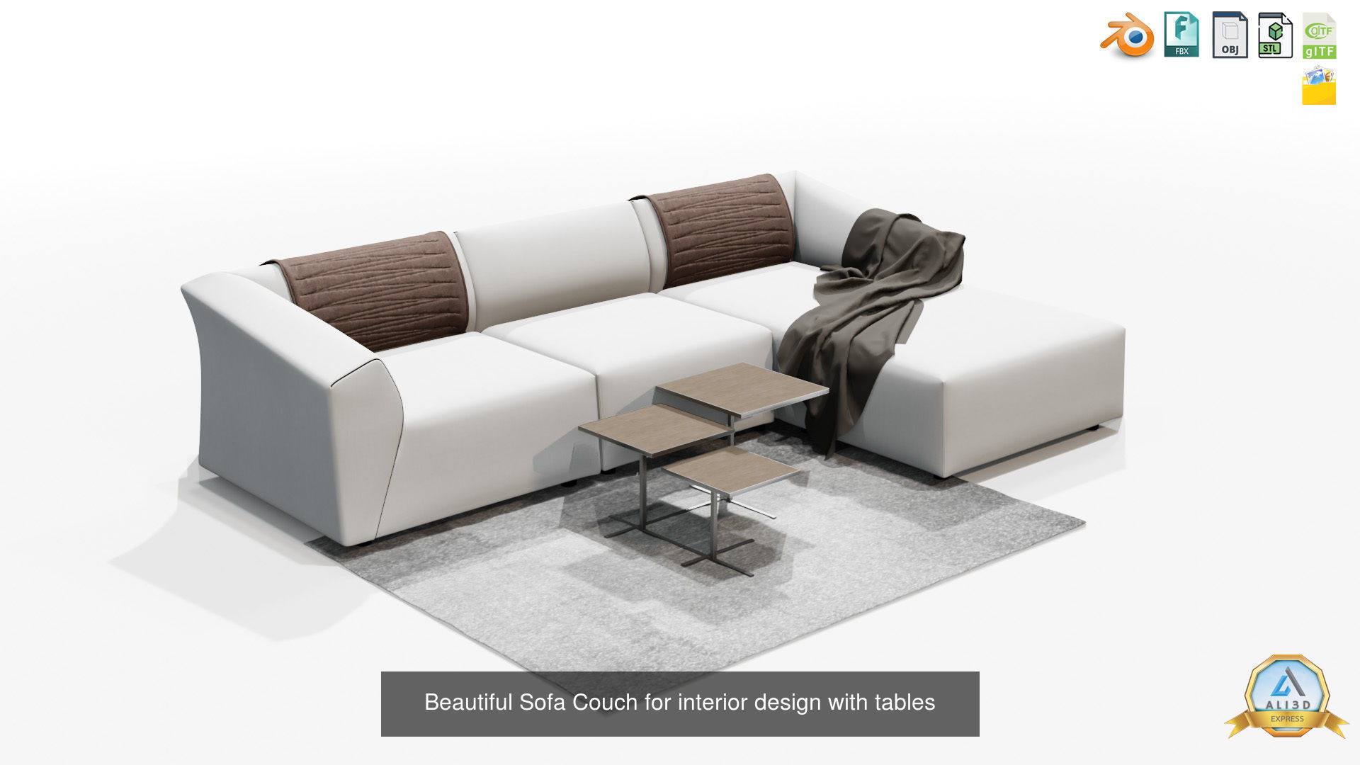 Collection of 10 Modern Couch Sofas for Architecture Design | CGTrader