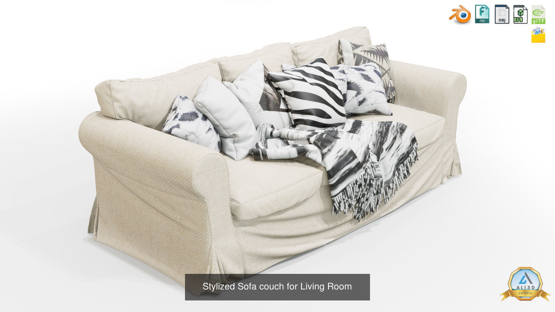 Collection of 10 Modern Couch Sofas for Architecture Design | CGTrader