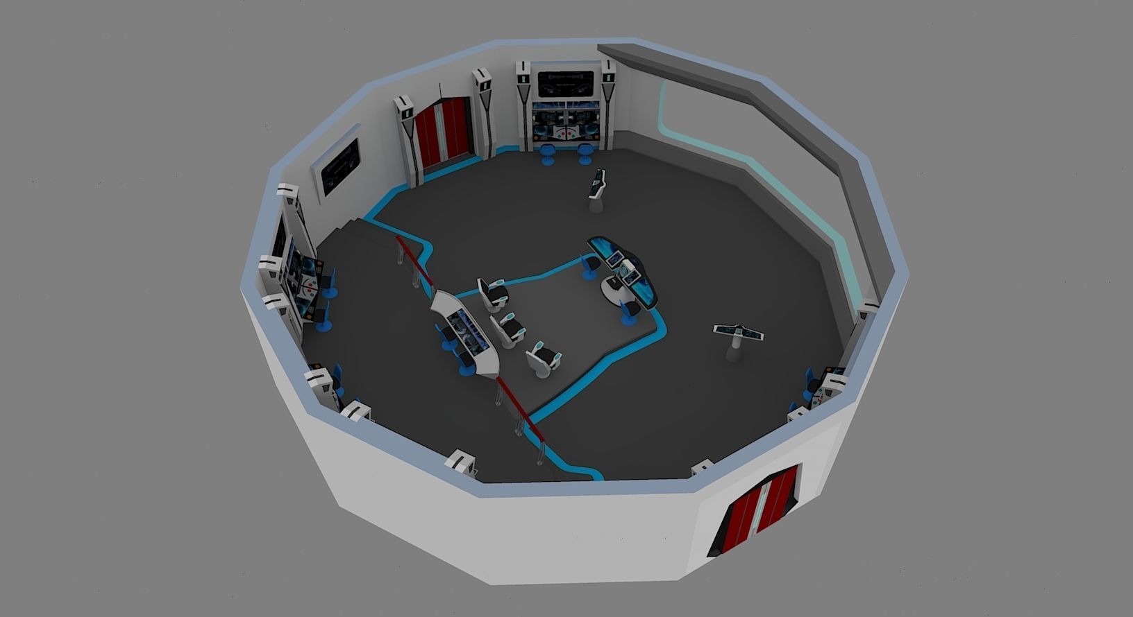 USS Stargazer Bridge Kelvin Timeline 3D model | CGTrader