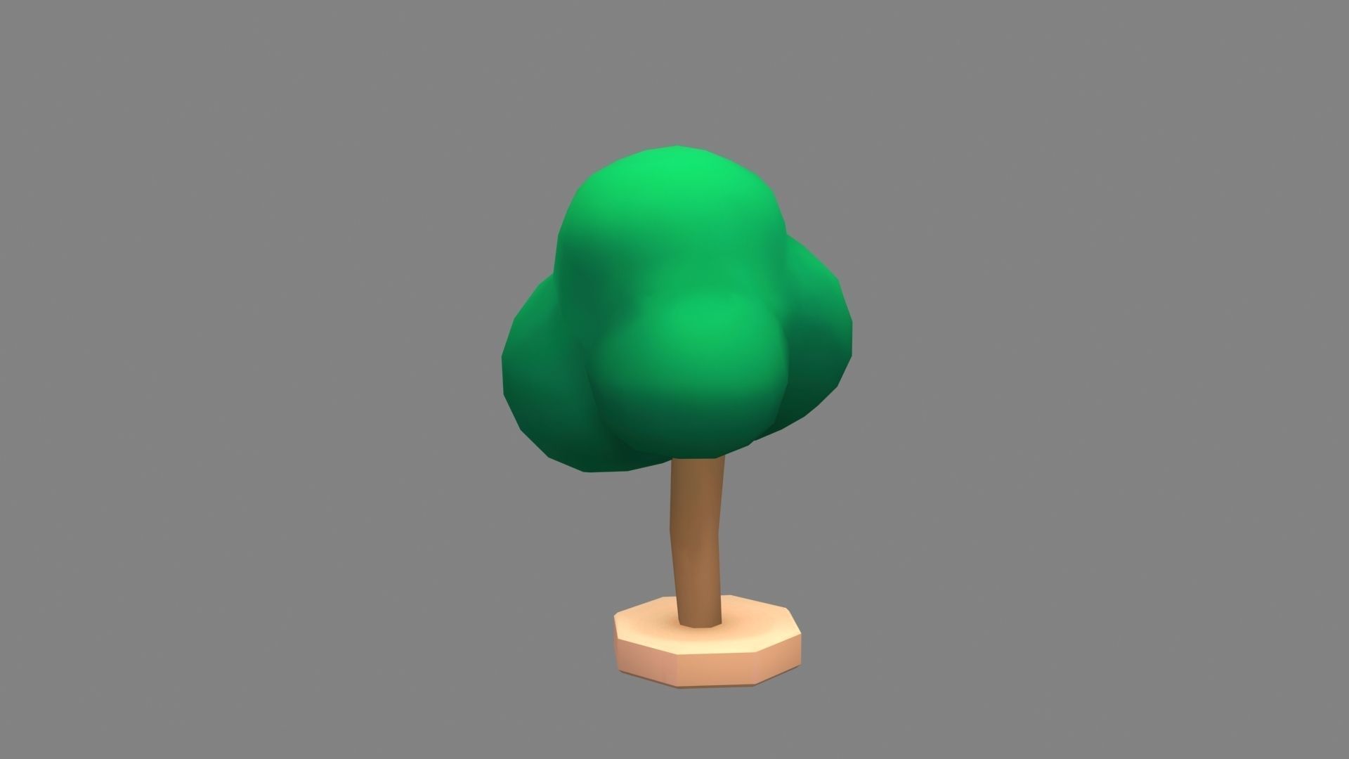 3D model Cartoon tree toy VR / AR / low-poly | CGTrader