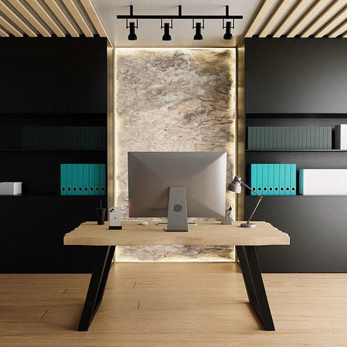 Modern Office Design by Nikdox 8 3D model | CGTrader