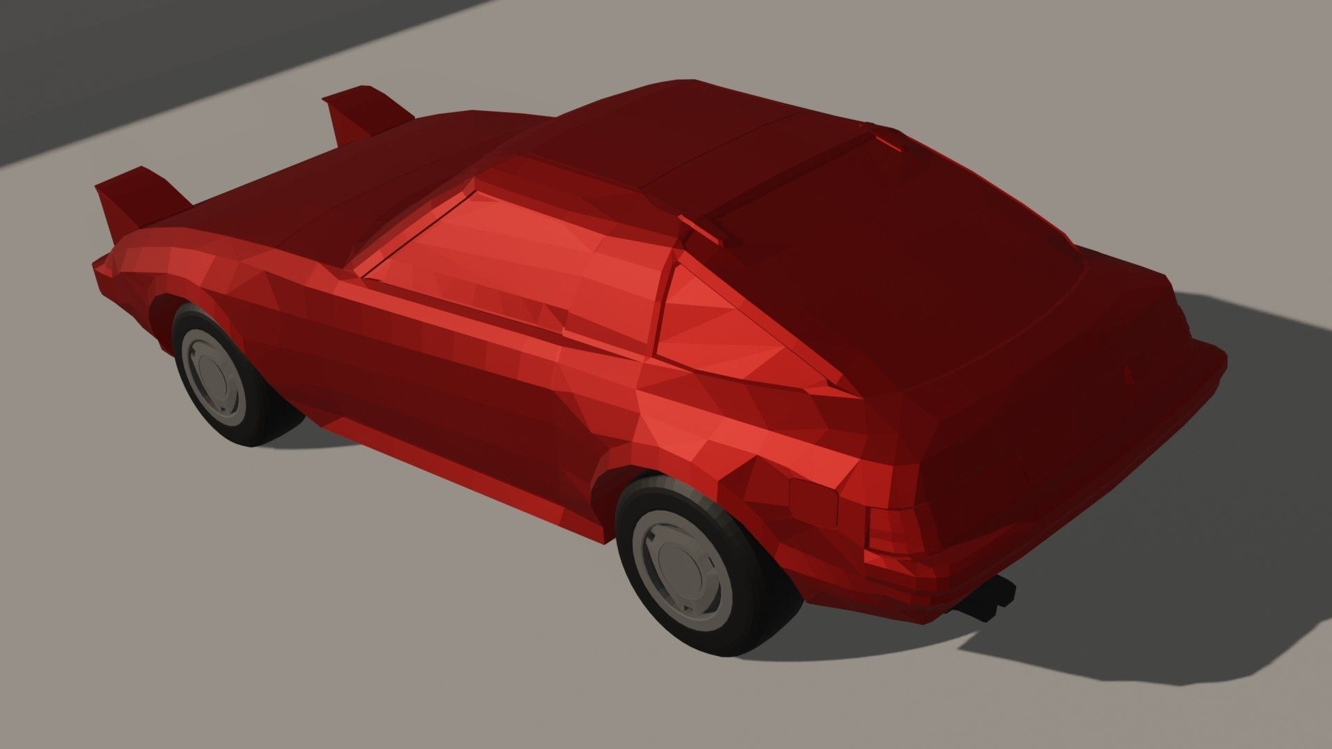 3D model Mazda Rx7-fb Low poly VR / AR / low-poly | CGTrader