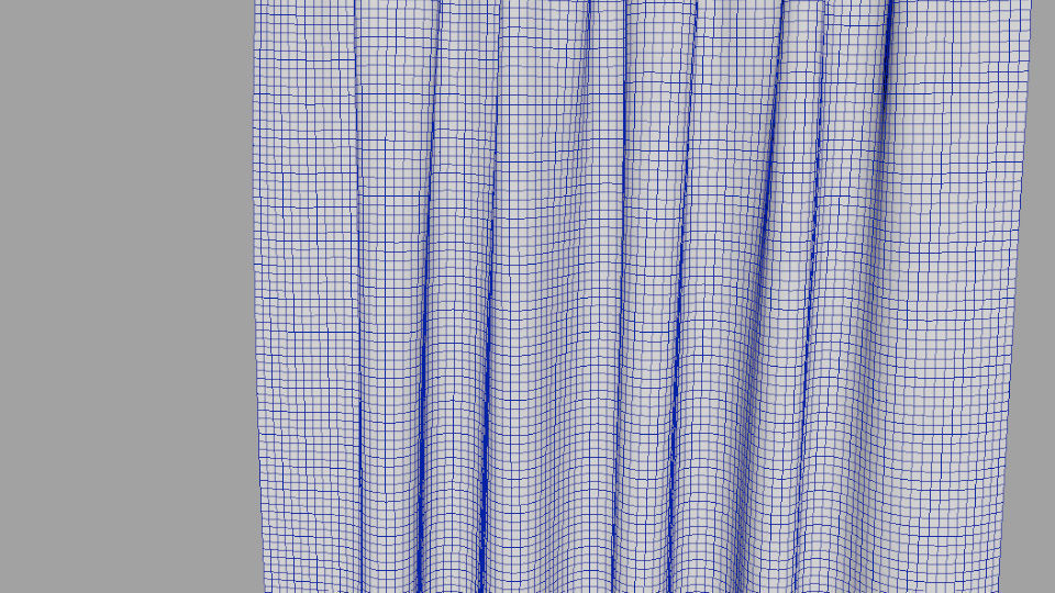 Curtain 3D model 3D printable | CGTrader