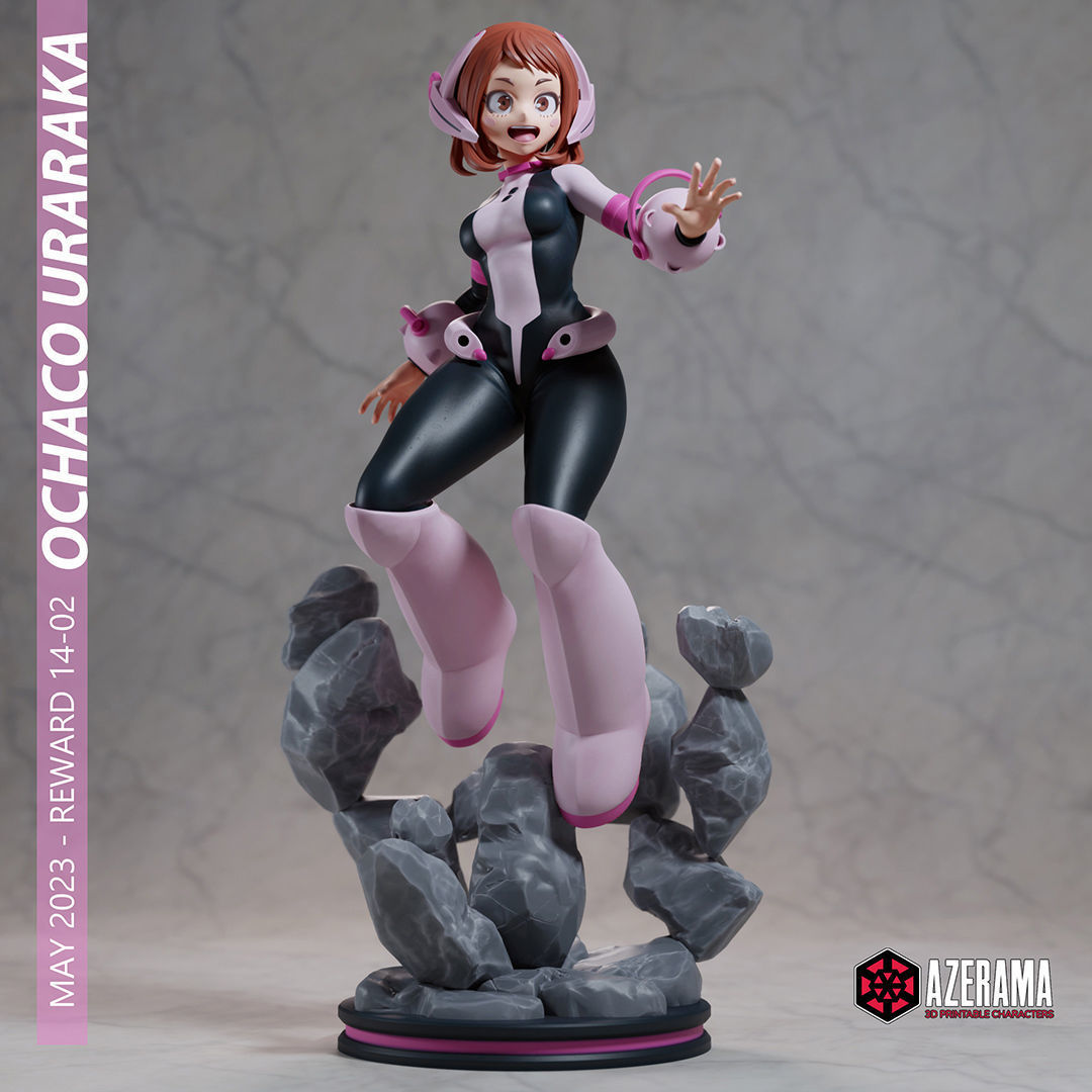 OCHACO URARAKA STL READY FOR 3D PRINTING 3D model 3D printable | CGTrader