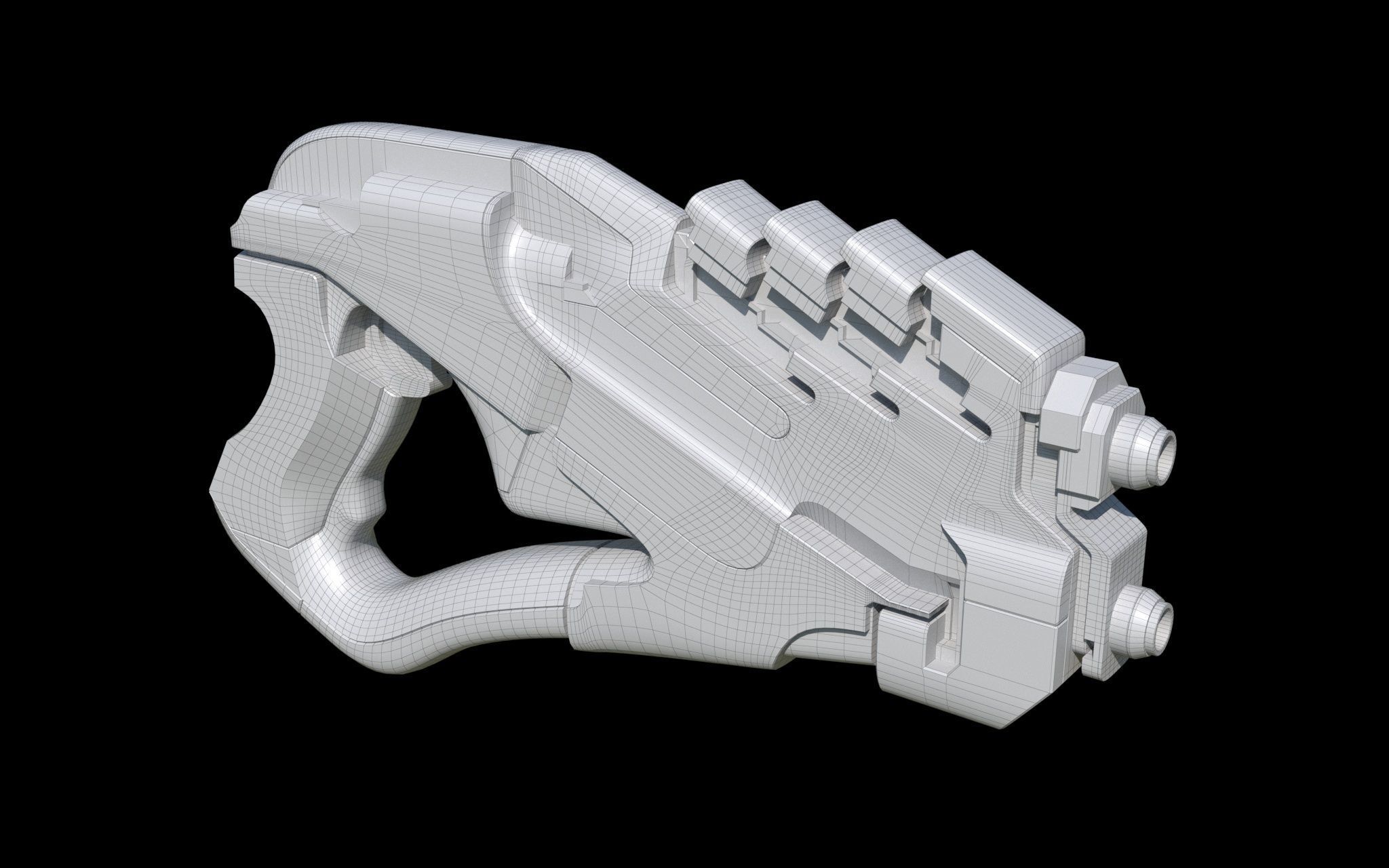 Arc Pistol Mass Effect 3D model | CGTrader