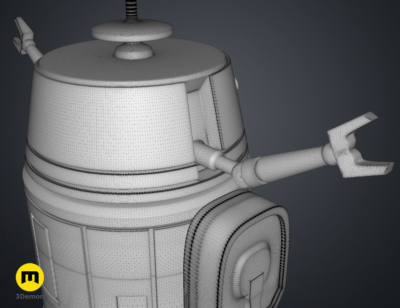 C1-10P Chopper Droid - Star Wars 3D model 3D printable | CGTrader